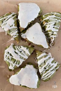Matcha Scones with White Chocolate Chips Recipe - the scone blog