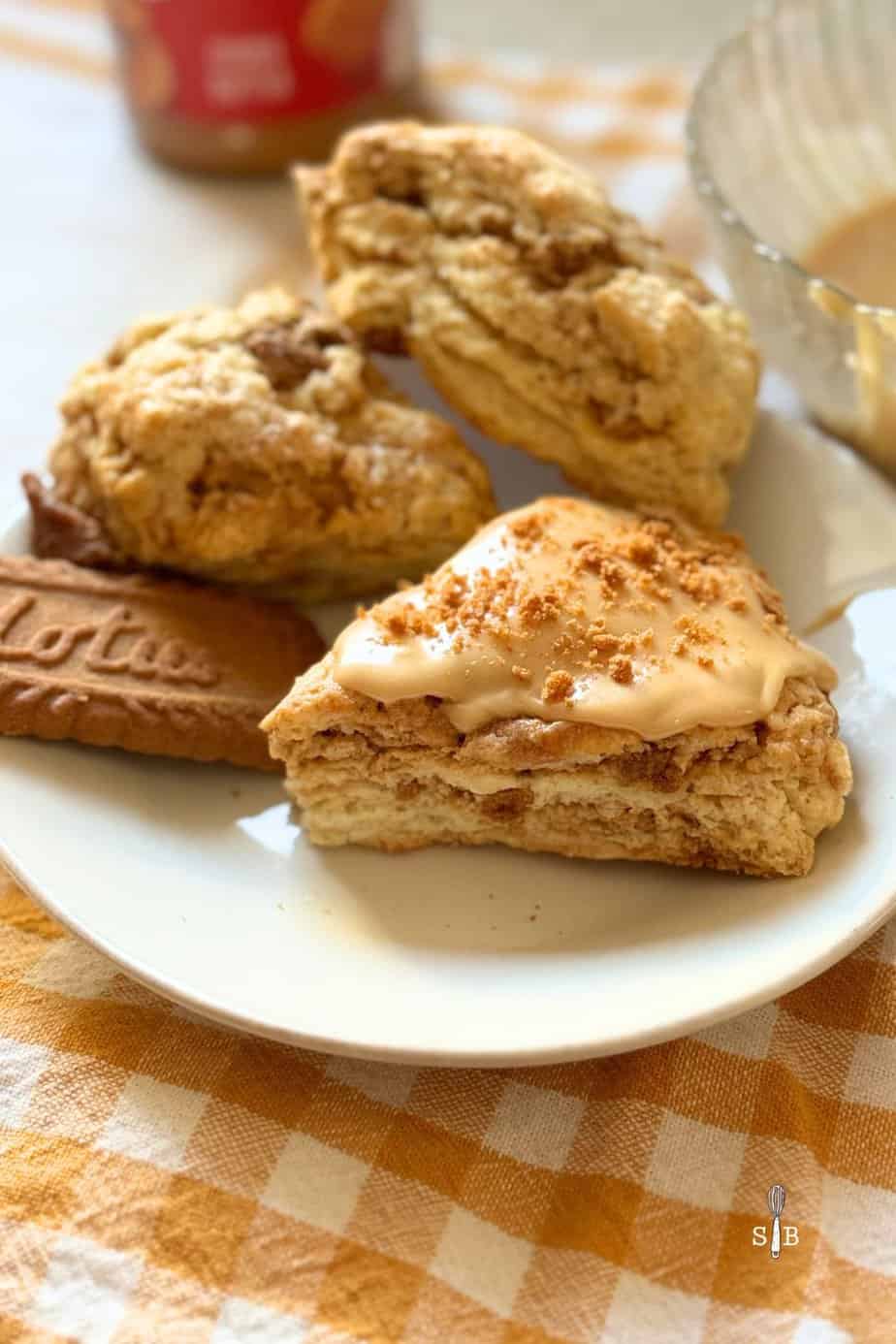 Delicious Biscoff Scones Recipe - the scone blog