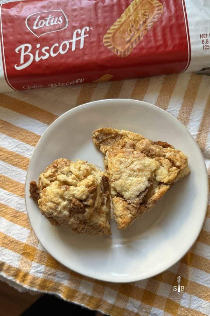 Delicious Biscoff Scones Recipe - the scone blog