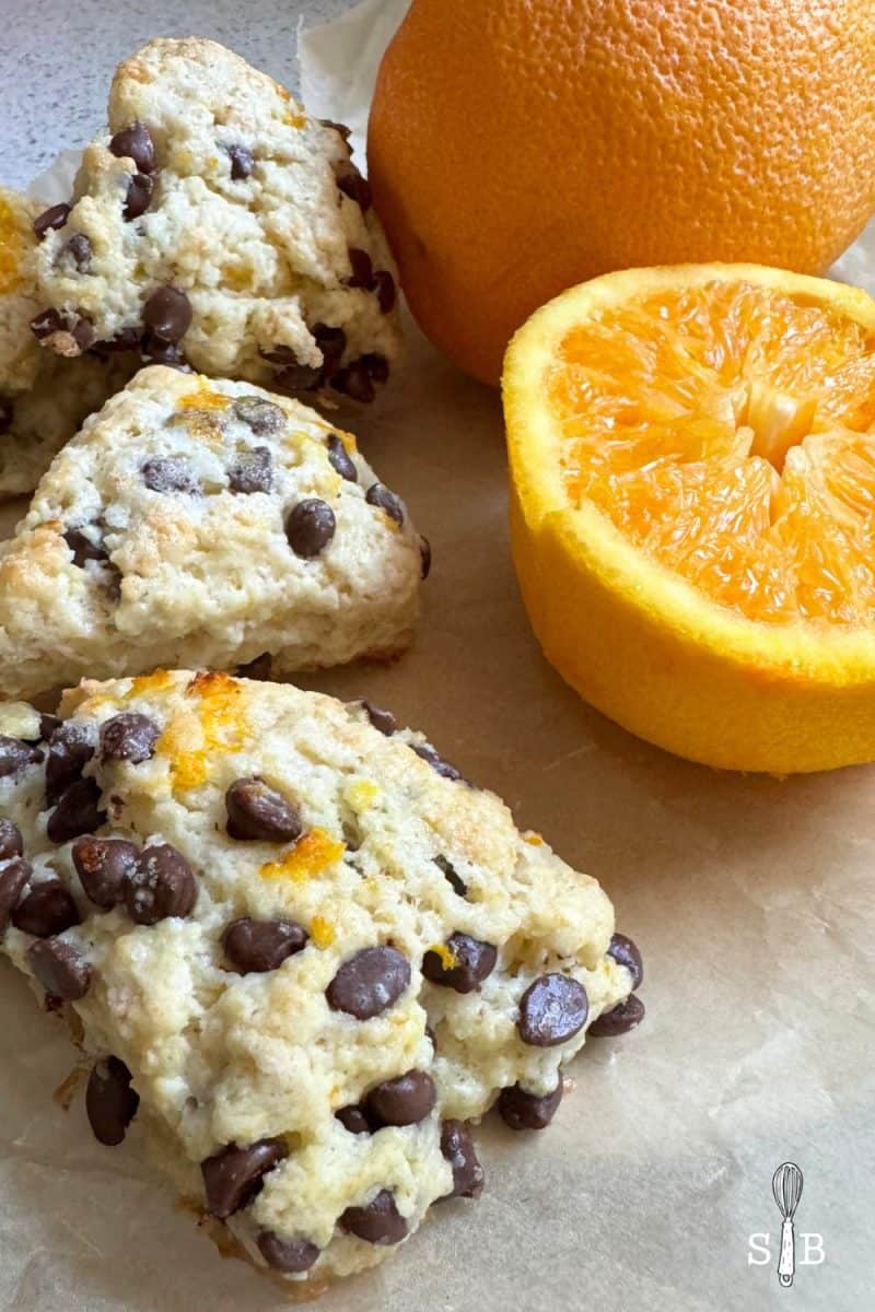 Easy Orange Chocolate Chip Scones Recipe - the scone blog