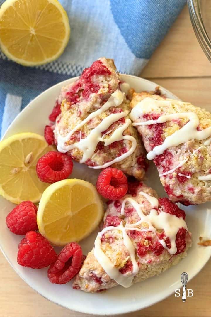 Lemon Raspberry Scones {Easy Recipe!} - the scone blog