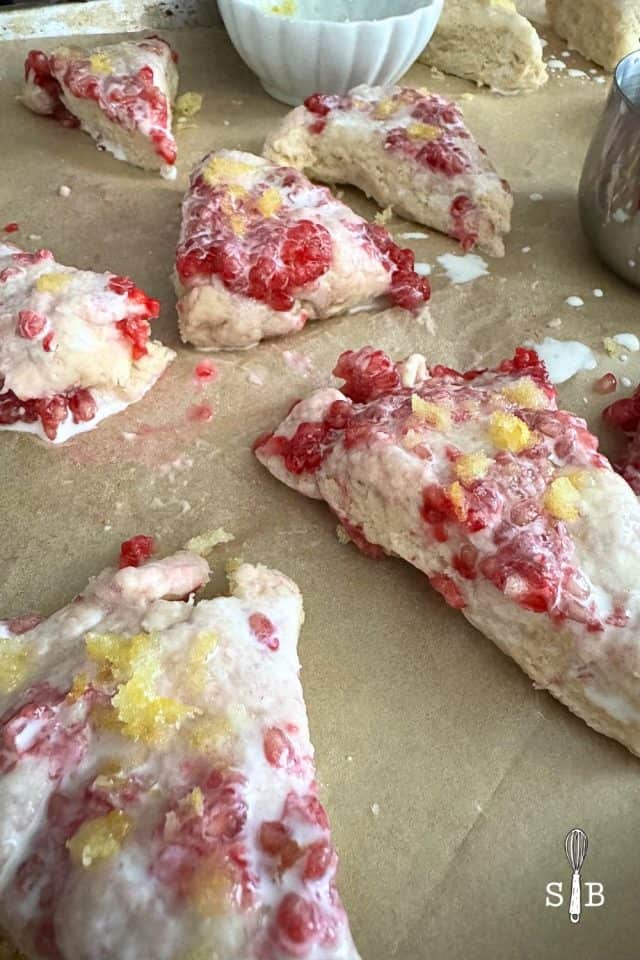 Lemon Raspberry Scones {Easy Recipe!} - the scone blog