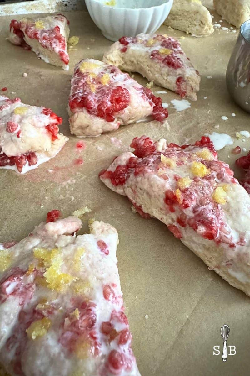 Lemon Raspberry Scones {Easy Recipe!} - the scone blog
