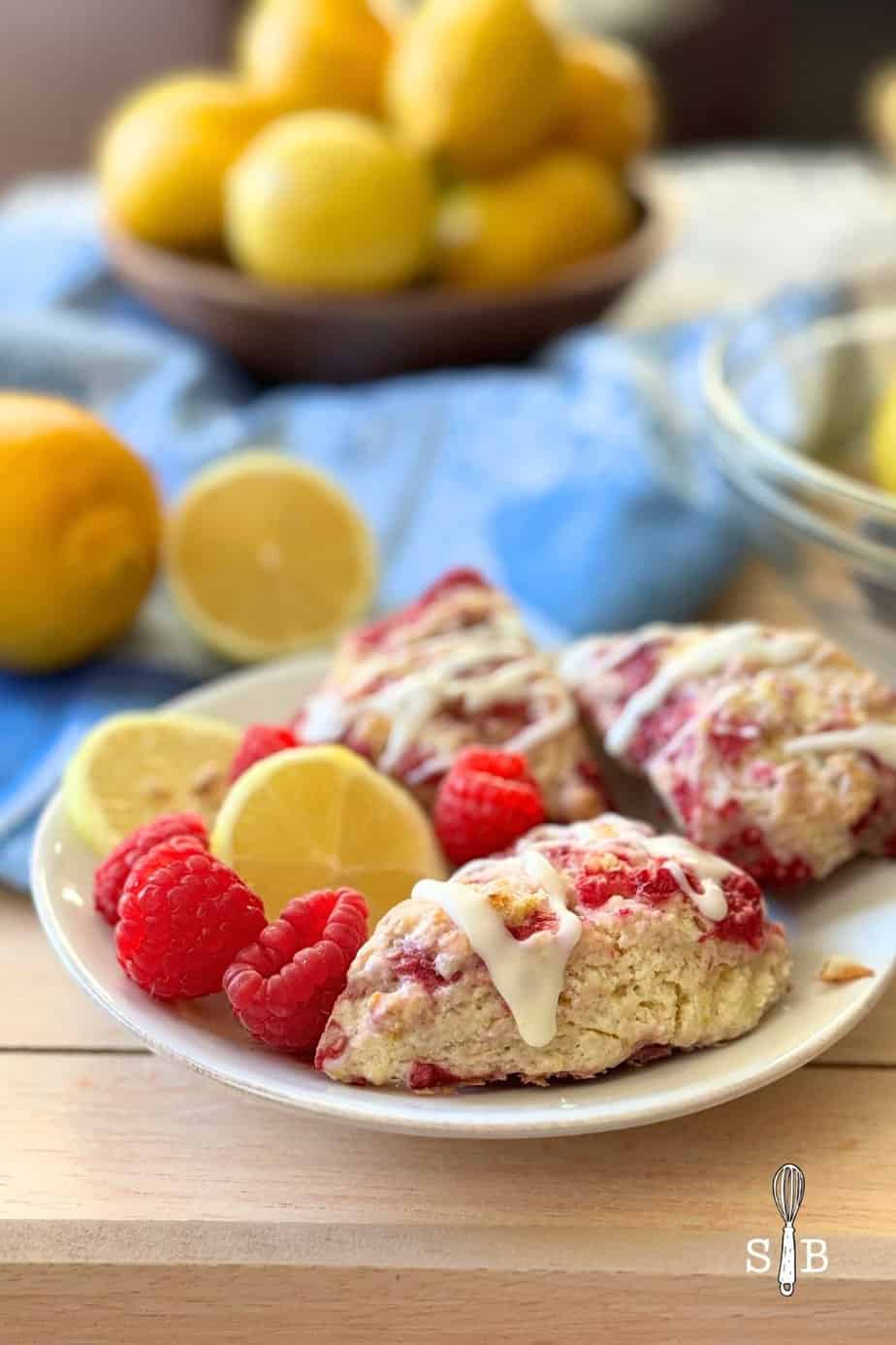 Lemon Raspberry Scones {Easy Recipe!} - the scone blog