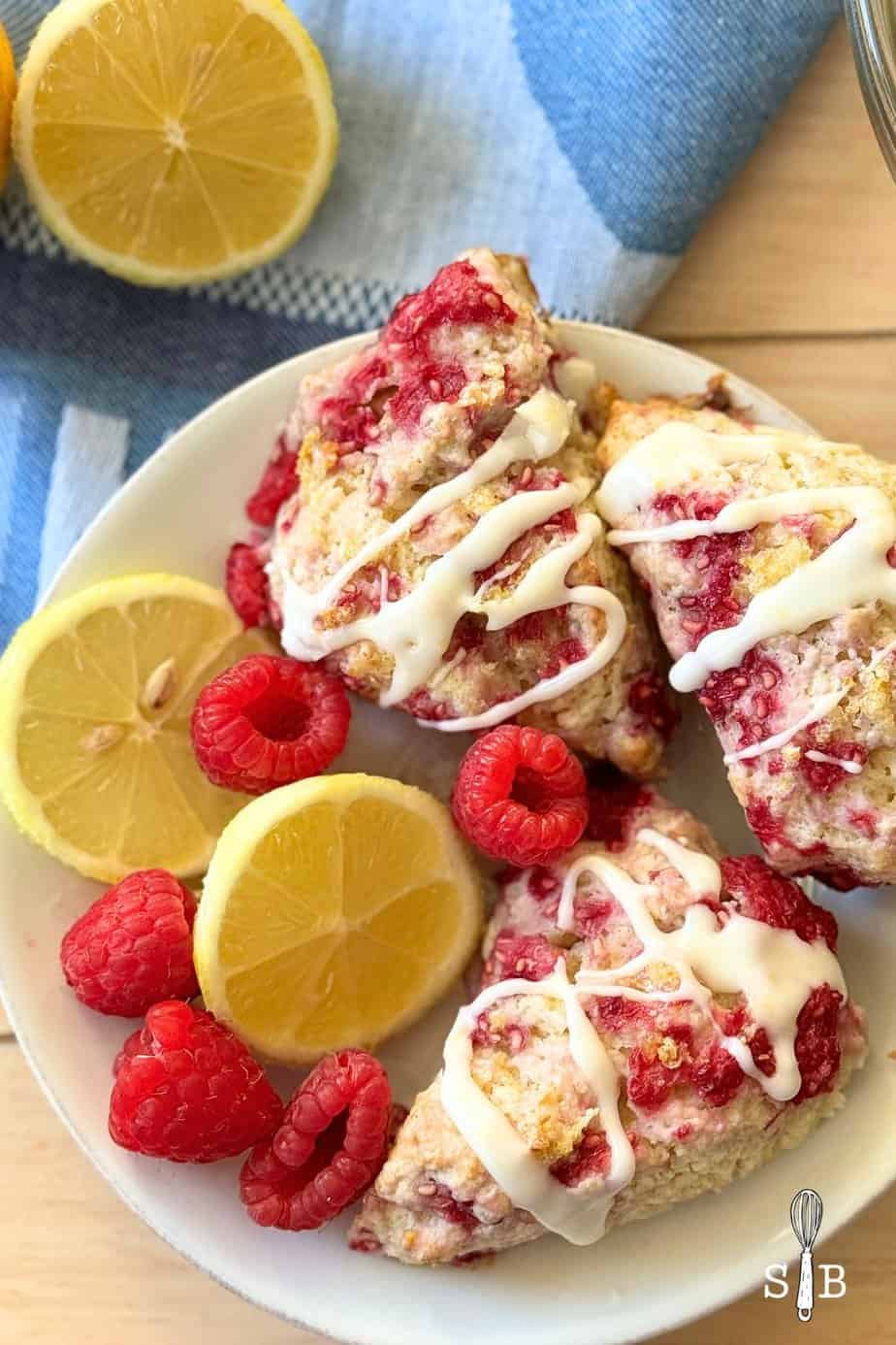 Lemon Raspberry Scones {Easy Recipe!} - the scone blog