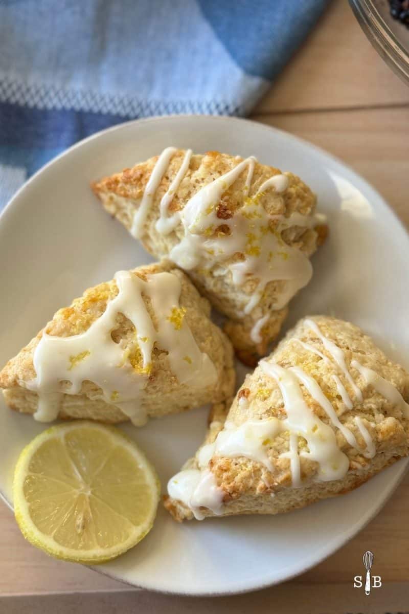 Easy Lemon Scones Recipe {With Lemon Glaze!} - the scone blog