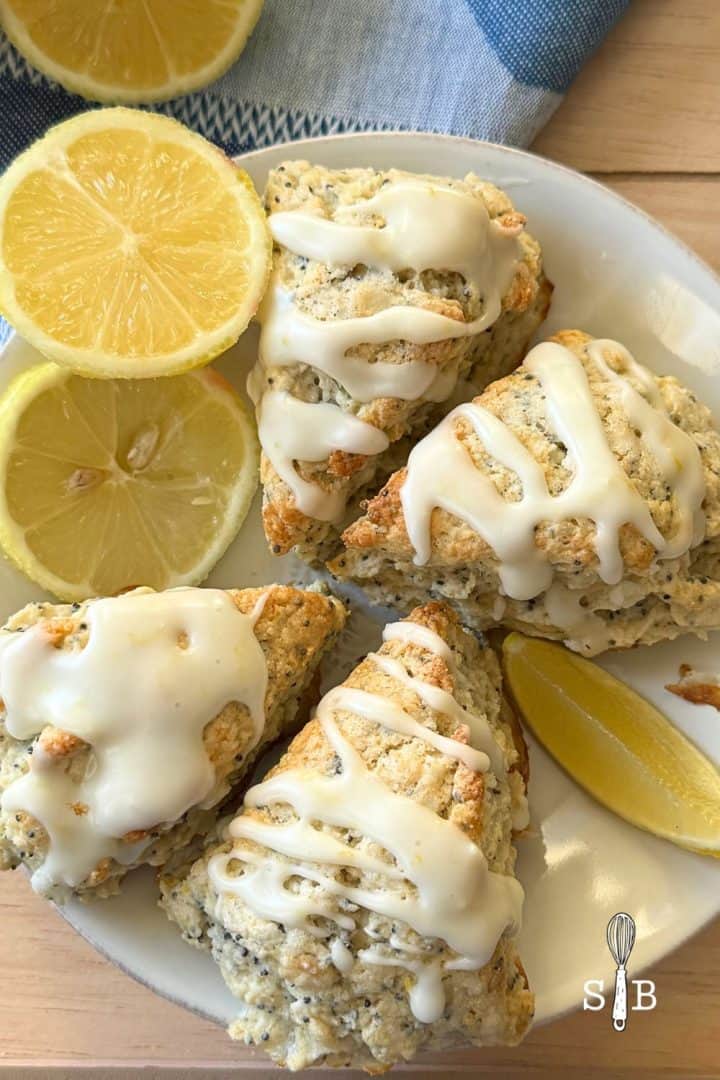 Lemon Poppyseed Scones Recipe {With Glaze!} - the scone blog